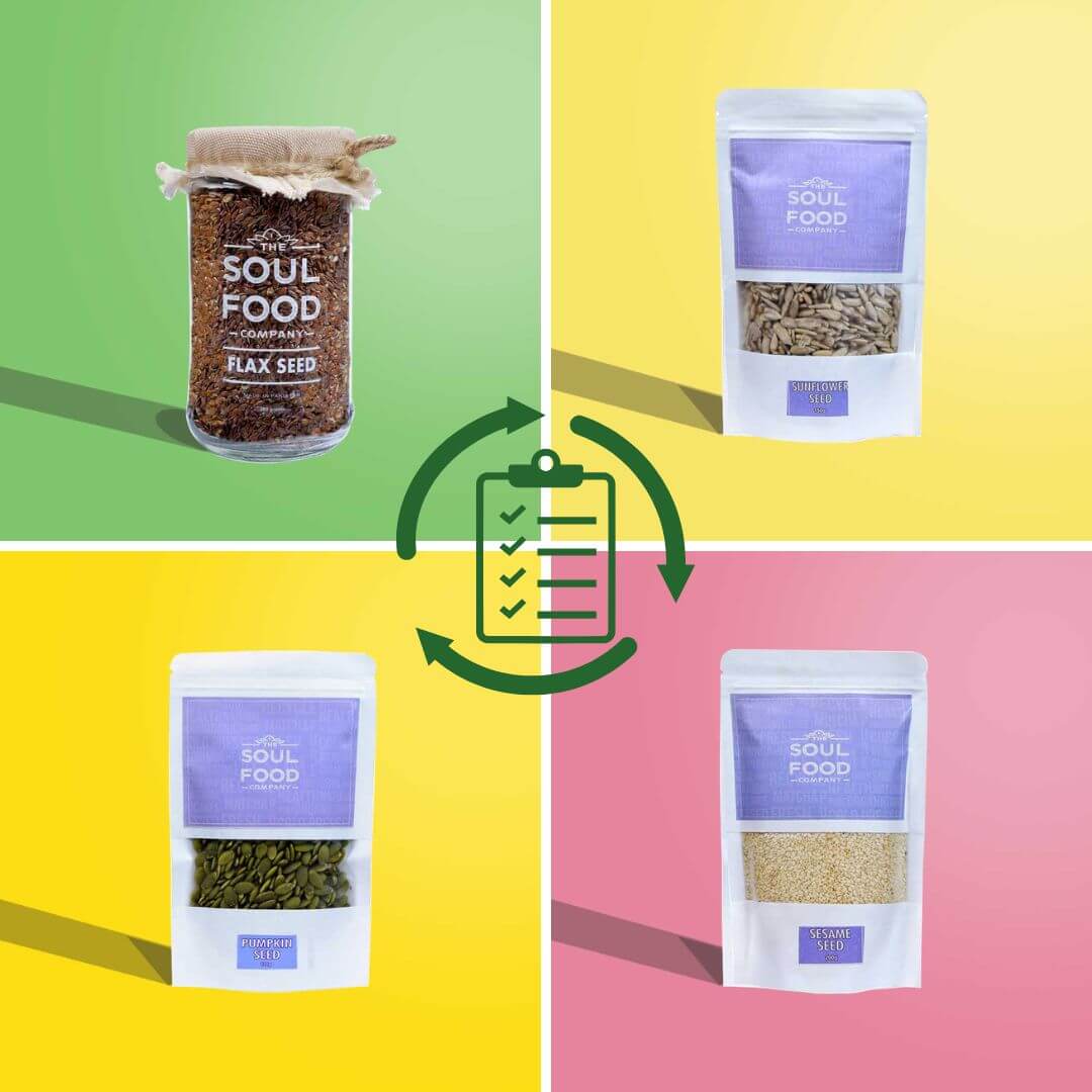 Seed Cycling Kit / List Offer By The Soul Food Company